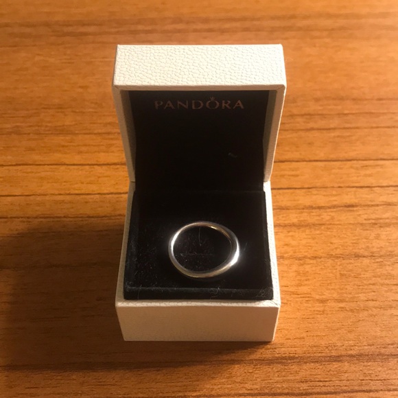 Pandora | Jewelry | Authentic Pandora Liquid Silver Ring Flow Small ...